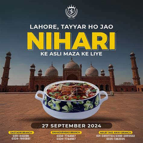 Javed Nihari 🎉 Lahore Get Ready For The Authentic Facebook
