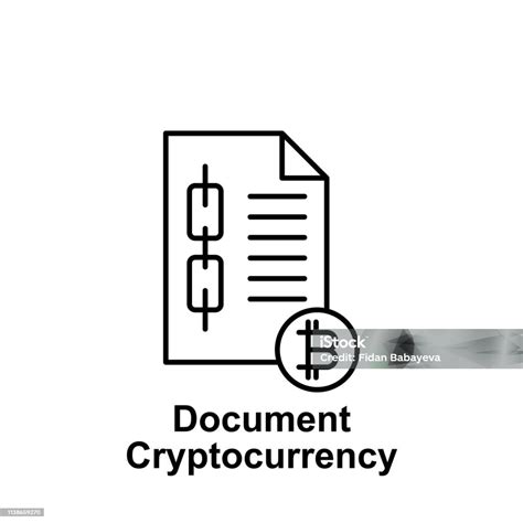 비트 코인 문서 개요 아이콘 비트 코인 일러스트 아이콘의 요소입니다 기호와 기호는 웹 로고 모바일 앱 Ui Ux에 사용할 수