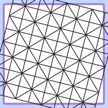 Triangle Based Grid Paper For Graphs Symmetry Patterns Areas Tarsia Clip Art