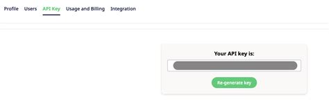 Generating Api Access Keys Sofy Support Docs No Code Automation