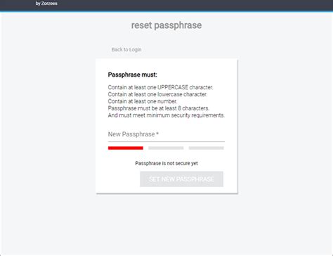 Reset My Passphrase Zorzees Knowledge Base