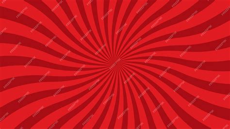 Premium Vector Red And Black Spirals In A Spiral Pattern Twisted Rays Background