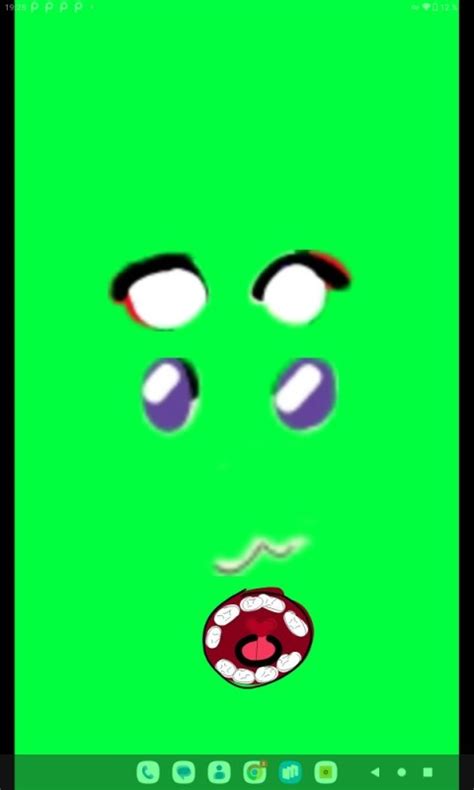 Create Meme Footage Of The Eyes On A Green Background Eyes On A