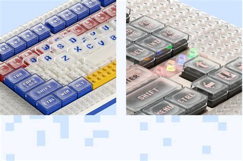 Melgeek Pixel Lets You Customize Your Keyboard Using Lego Like Bricks And Minifigs Yanko Design