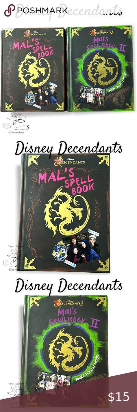 Disney Descendants Mals Spell Book I Ii In Disney Descendants Mal Spell Book Disney
