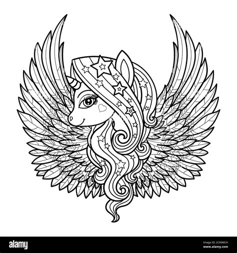 Unicorns Drawings With Wings