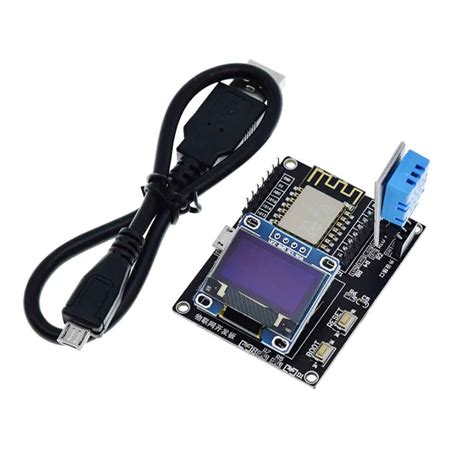 Esp8266 Weather Station Diy Kit Iot Starter Kits For Arduino With 096 Oled Display D1 Mini