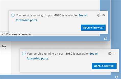 Show Port Forwarding Notification Only In The Focussed Window Issue Microsoft Vscode