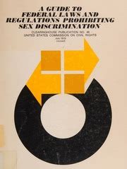 A Guide To Federal Laws And Regulations Prohibiting Sex Discrimination Free Download Borrow