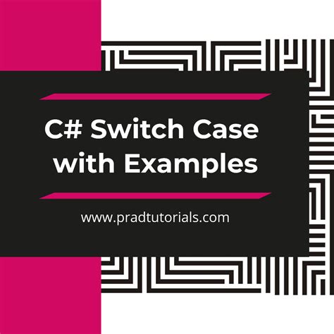 Prad Tutorials C Switch Case With Examples Visit