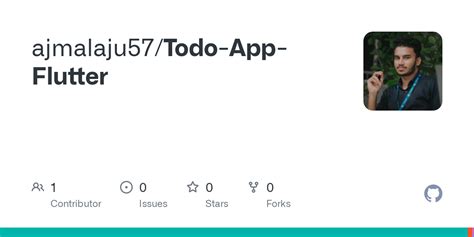 Github Ajmalaju Todo App Flutter