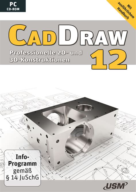 Cad Draw 12 Professionelle 2d Und 3d Konstruktionen Usm