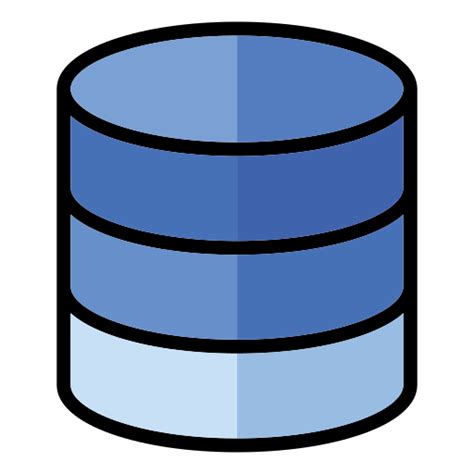 Database Generic Color Lineal Color Icon