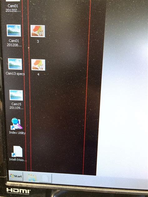 Vertical Red Lines Across LCD Display Windows 7 Forums