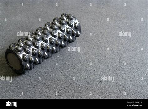 Black Foam Massage Roller Athletic Exercise Sport Fitness Workout For