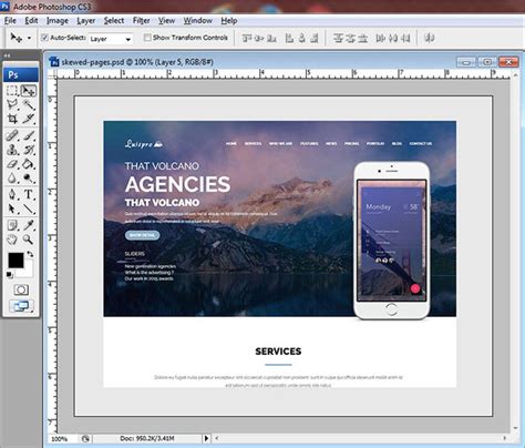 Create Stacks Of Webpages With A Skewed Effect Using Photoshop Michael Soriano