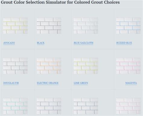 Grout Colors Grout360