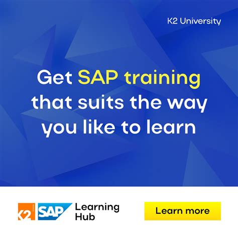K2 University On Linkedin Saplearninghub K2university Sapcertification Careeradvancement…