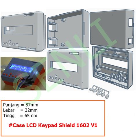 Jual Case Casing Cover Frame Arduino Lcd Keypad Shield 16x2 16x02 1602