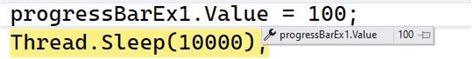 C Why The Progressbar Green Color Never Reach 100 Stack Overflow