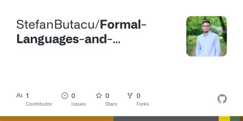 Github Stefanbutacuformal Languages And Compiler Design