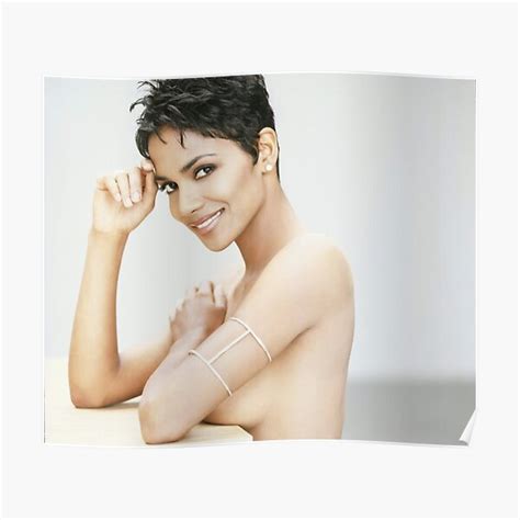 Halle Berry Poster For Sale By Inthemoonkiss Redbubble