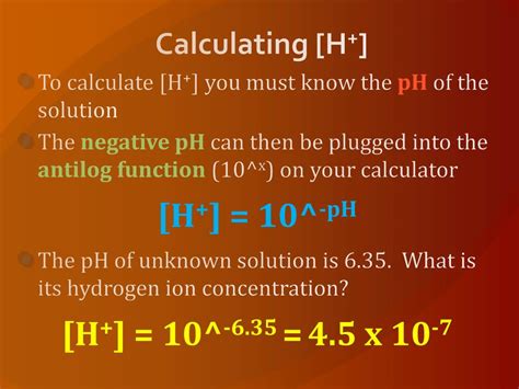 PPT Calculating PH And POH Notes PowerPoint Presentation Free Download ID
