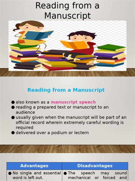 Reading From A Manuscript Pdf