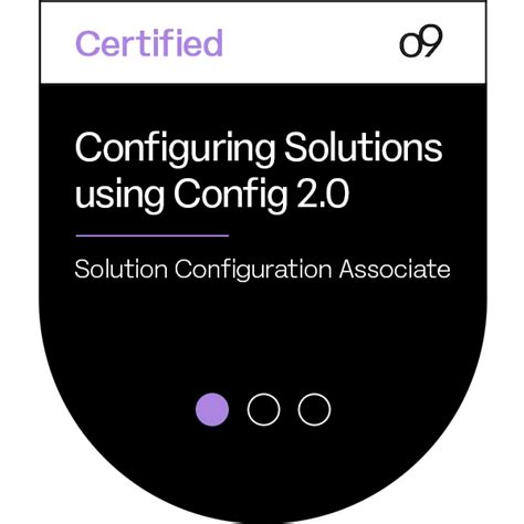 Configuring Solutions Using Config 20 Solution Configuration