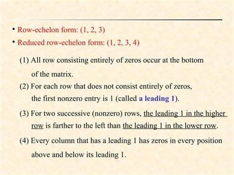 System Of Linear Equations PPT