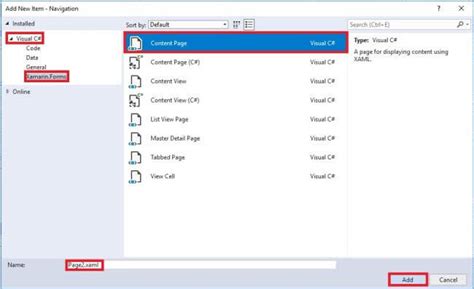 Multiple Button Navigation In Xamarinforms Application