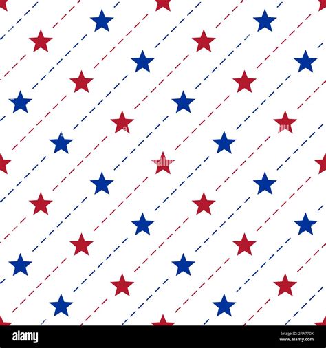 Stars And Diagonal Dotted Line Seamless Pattern Abstract Background Of Colored Geometric Shapes