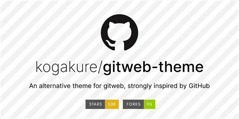 Github Kogakure Gitweb Theme An Alternative Theme For Gitweb Strongly Inspired By Github