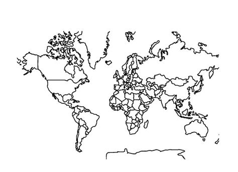 世界地図 ぬりえ KodomoNurie