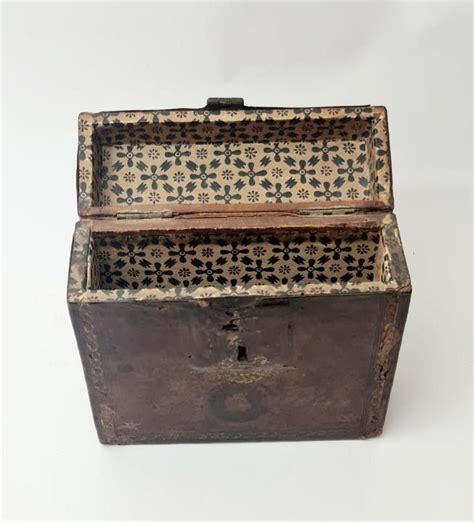 Leather Covered Case Box Curious Science