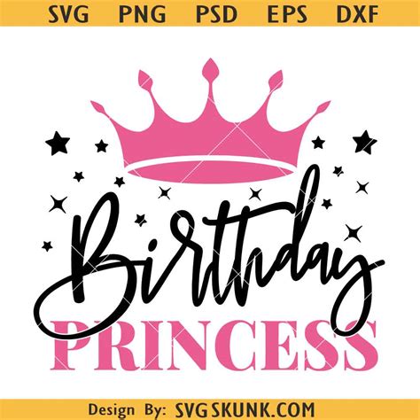 Happy Birthday Princess Crown