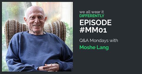Mm01 Qanda Mondays With Moshe Lang Professional Control Career