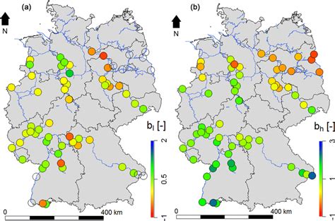 Maps Representing The Spatial Distribution Of The Rating Exponents
