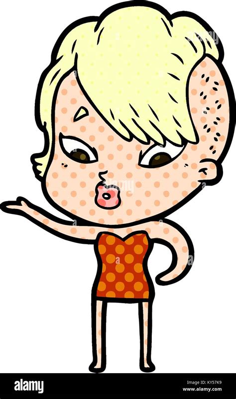 Cartoon Surprised Girl Stock Vector Image And Art Alamy