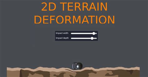 2d Terrain Deformation Modeling Unity Asset Store