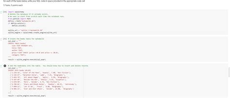 For Each Of The Tasks Below Write Your SQL Code In Chegg