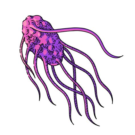 Bacteria Cell Sketch Hand Drawn Vector 17436677 Vector Art At Vecteezy