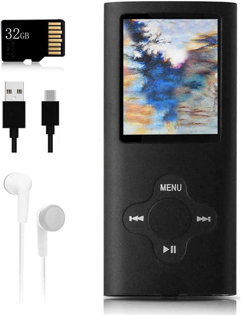 Mp3 Player Music Player With A 32 GB Memory Card Portable Digital Music Player Video Voice