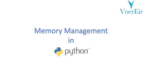 Python Memory Management Ppt