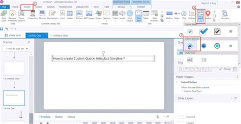 How To Create A Custom Quiz In Articulate Storyline 360
