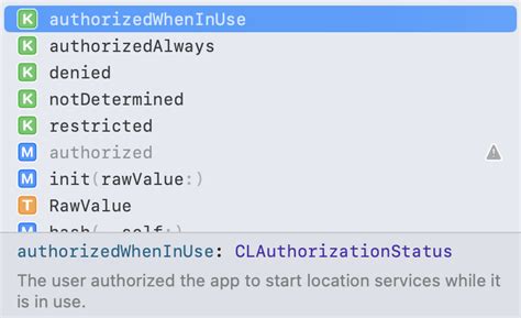 Ios How To Detect User Allowed The Location Permission For Once Stack Overflow