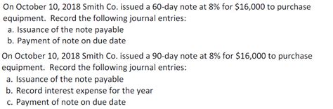 Homework Problems Solved Notes Payable Pass Accounting Class Resources