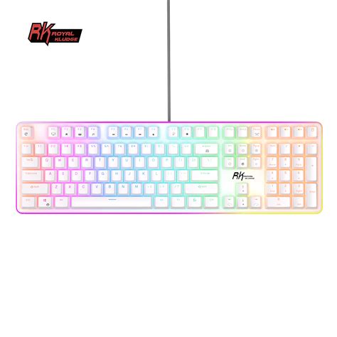 RK ROYAL KLUDGE RK918 Wired Mechanical Keyboard 108 Keys 100% RGB ...