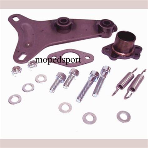 Wheelerworksnl에서 Minarelli Giannelli Giannelli 마운팅 세트 플랜지 스프링 배기 Malaguti F10 F12 Mbx Nitro