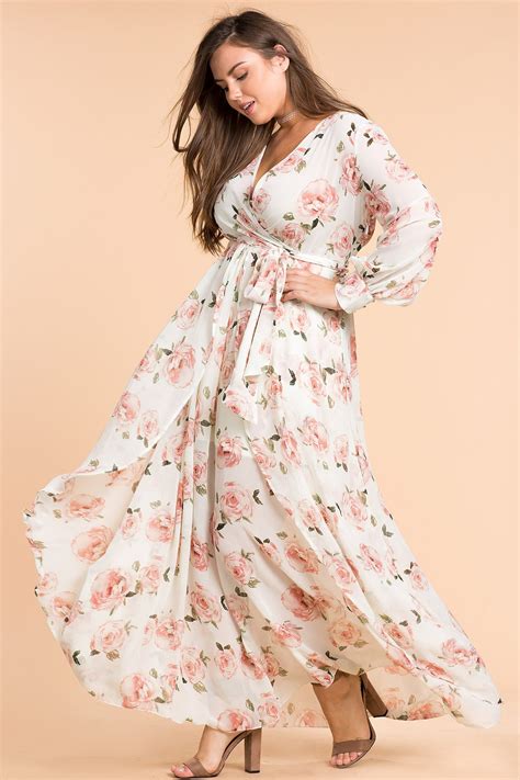 Plus Size Maxi Dress With Sleeves Dresses Images 2022